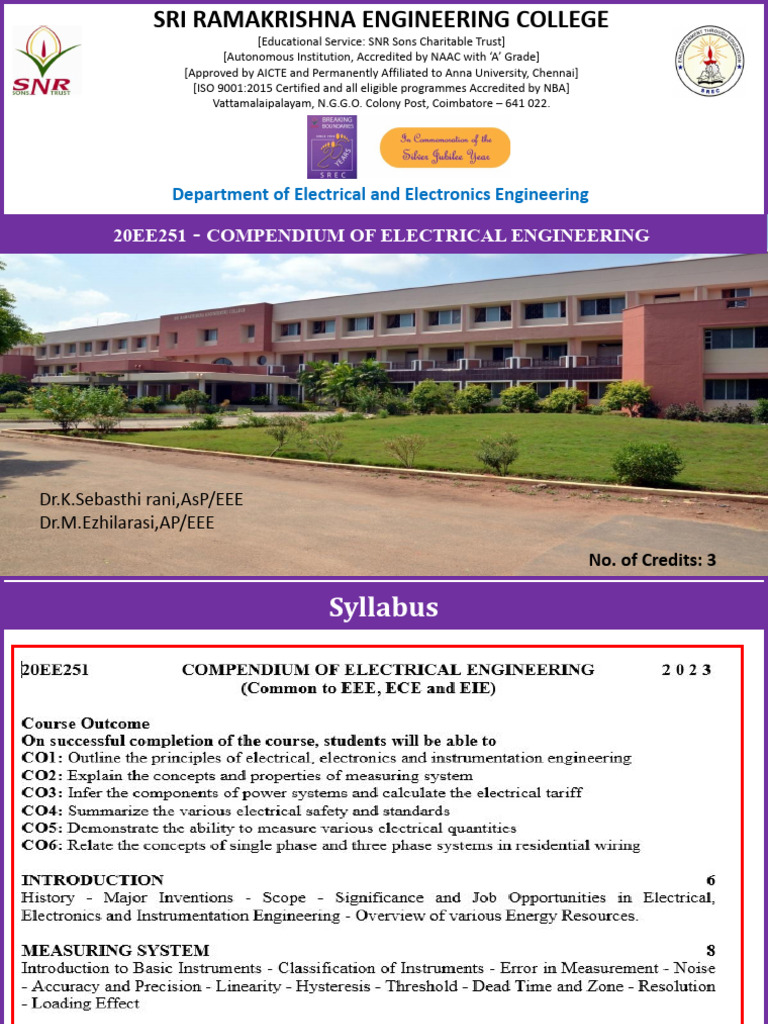 Electrical Engineering Standards Overview | PDF | International ...