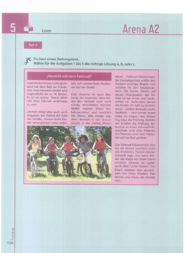 A2 Lesen - Ar 05 | PDF