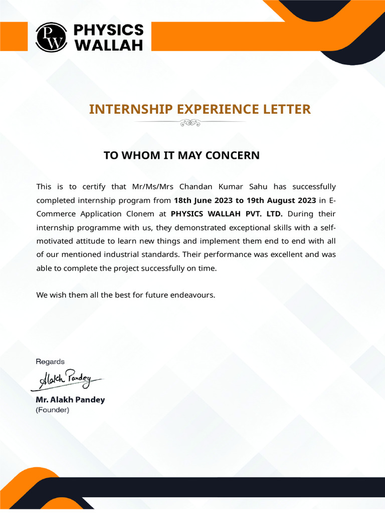 PW certificate | PDF