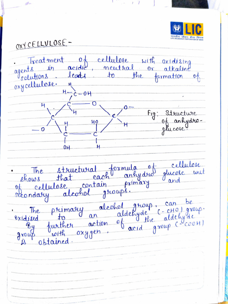 (ASHISH )Hydro & oxycellulose textile fibre | PDF