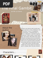 The Final Gambit - Jennifer Lynn Barnes (The Hawthorne Legacy, Book 3 ...