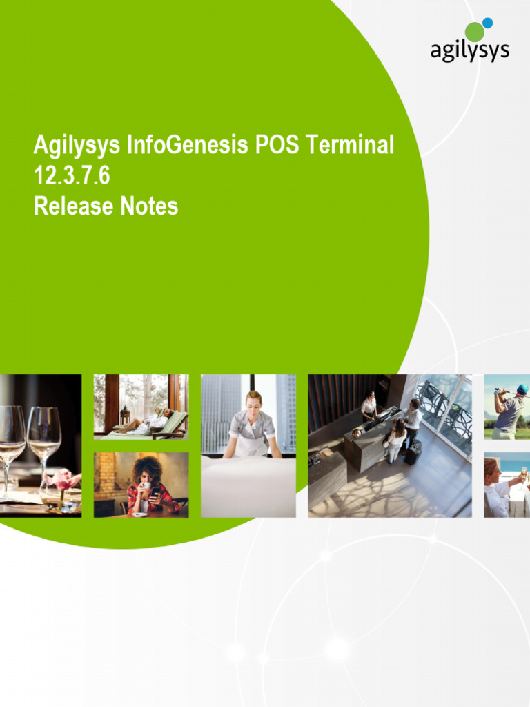 Agilysys InfoGenesis POS Terminal 12.3.7.6 Release Notes | PDF | Point ...