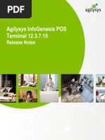 Agilysys InfoGenesis POS Terminal 12.3.7.8 Release Notes | PDF | Point ...