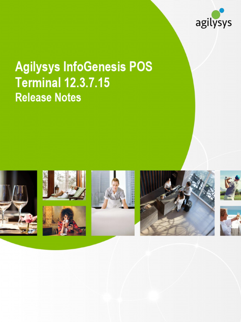 Agilysys InfoGenesis POS Terminal 12.3.7.15 Release Notes | PDF | Point ...