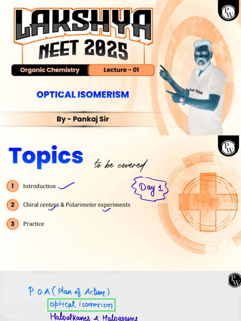 Optical Isomerism 01 Class Notes-merge-invert | PDF Optical Isomerism 01 Class Notes-merge-invert | PDF