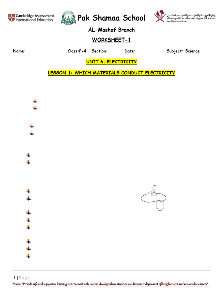 Lesson 2 Conductor Insulator-2 | PDF | Electrical Conductor | Insulator ...
