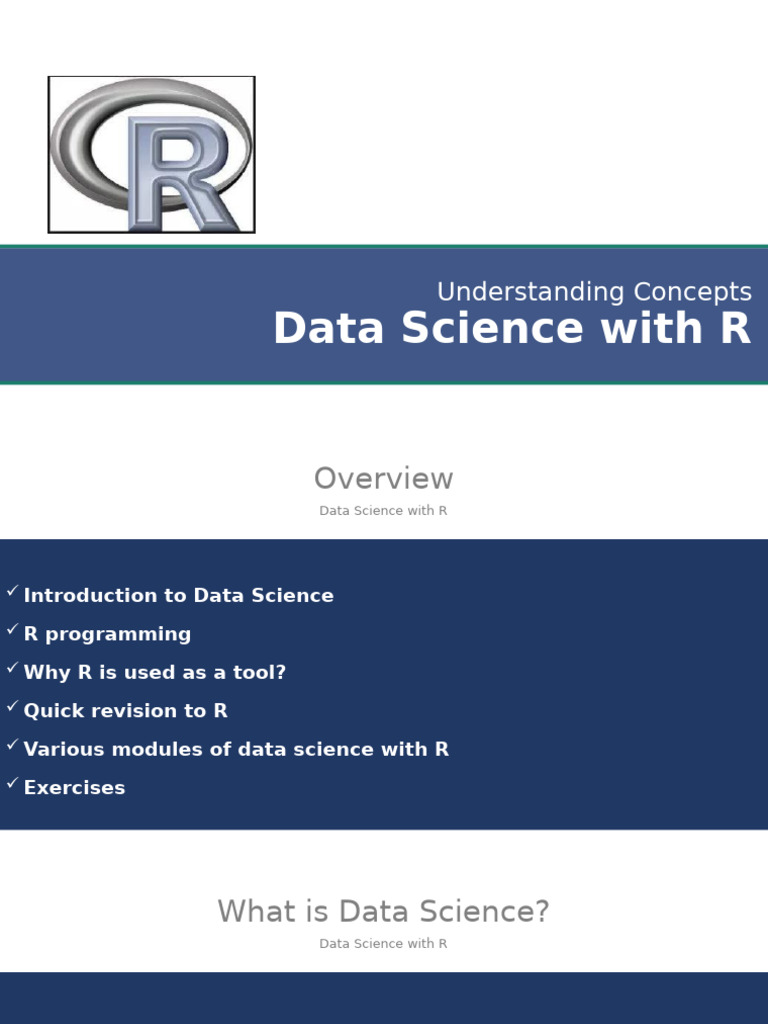 Data Science With R | PDF | Data | Chart