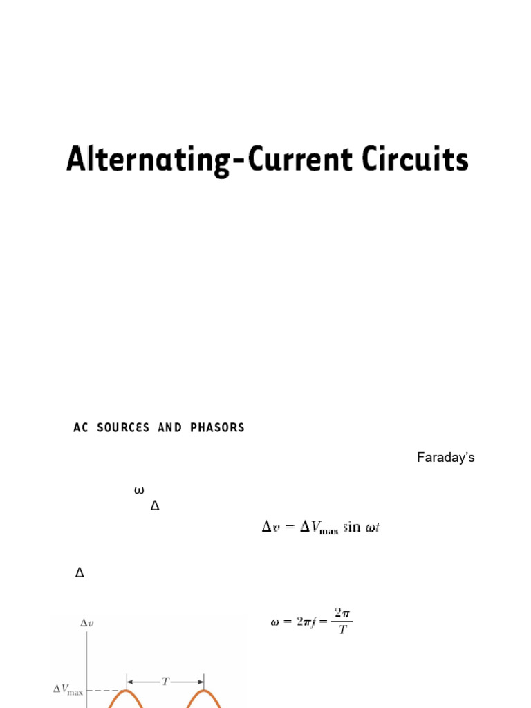 UNIT-II AC Circuits | PDF | Electrical Network | Capacitor