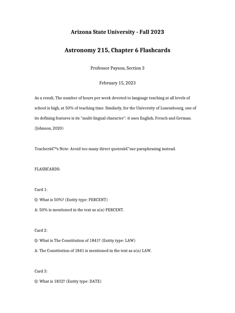 Astronomy 215 Chapter 6 Flashcards | PDF