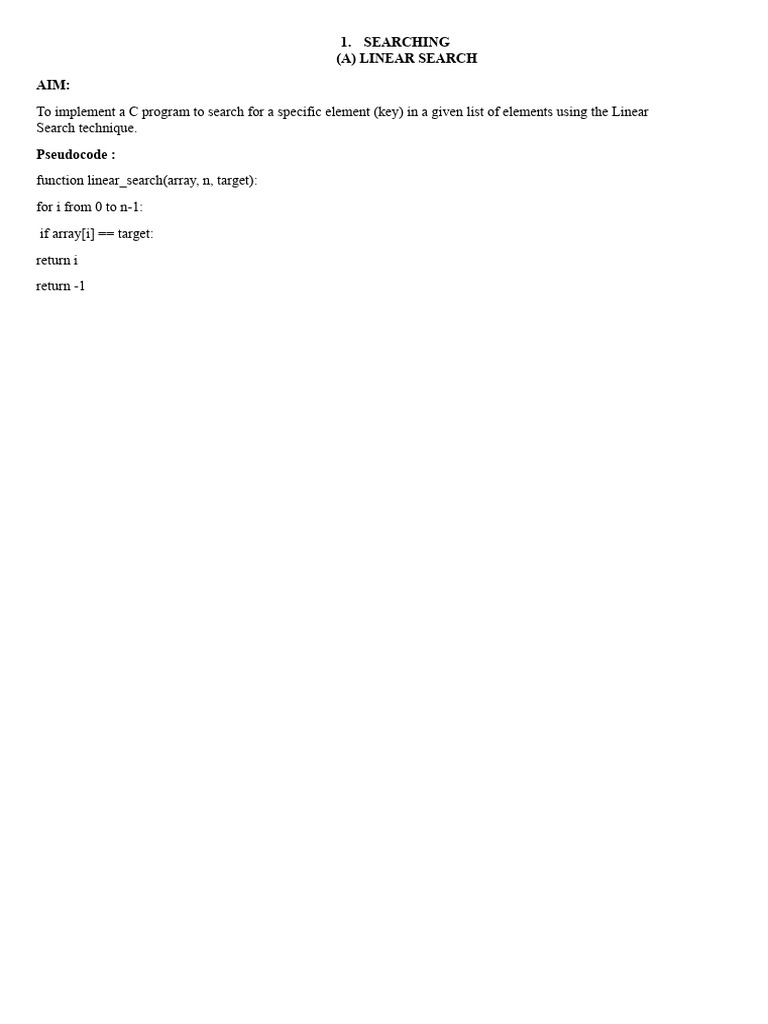 PESUDOCODE FOR 1 TO 9 | PDF | Theoretical Computer Science | Applied Mathematics