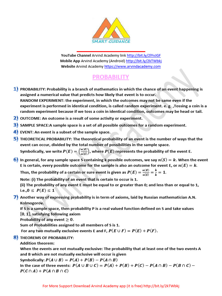 Chap 13 Probability - Sbcmrl4sjnv2vetkjua5 | PDF | Probability | Probability Distribution