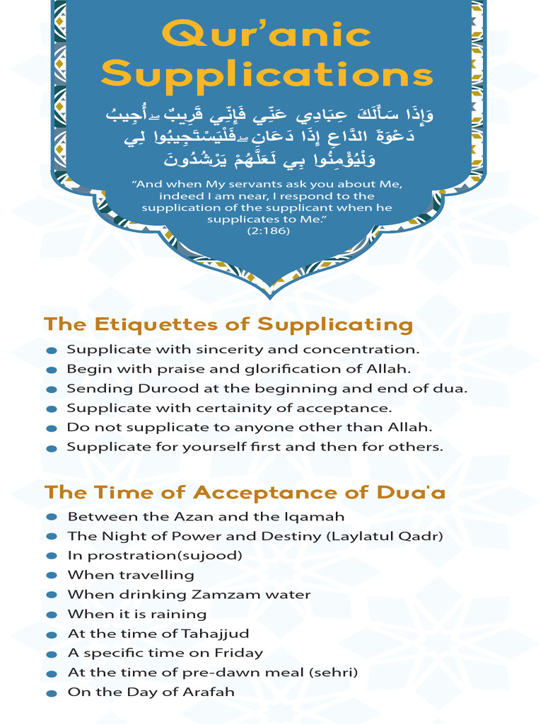 Quranic and Masnoon Duaas | PDF | God In Islam | Religious Belief And ...