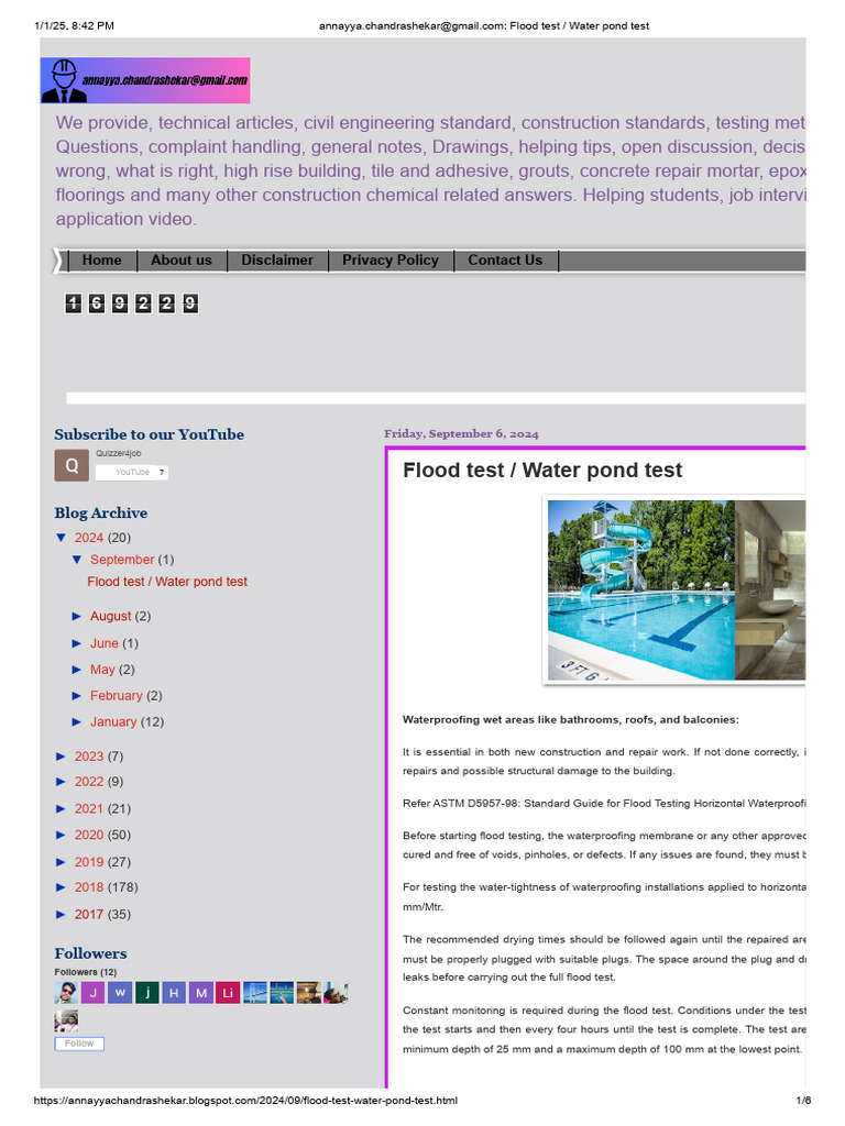 Annayya - Chandrashekar@gmail - Com - Flood Test - Water Pond Test ...