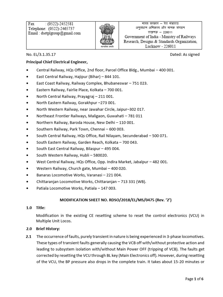 MS-475 Rev.2 Modification in The Existing CE Resetting Scheme To Reset ...