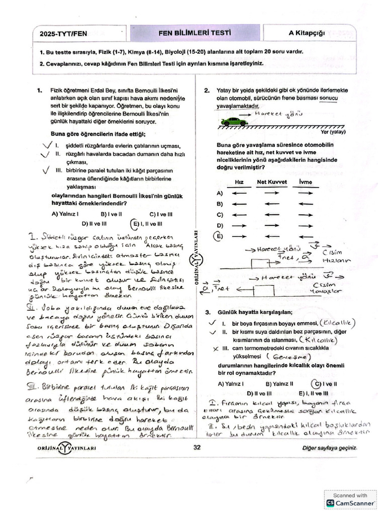 Orjinal 1.türkiye Geneli TYT (4380) (A) | PDF