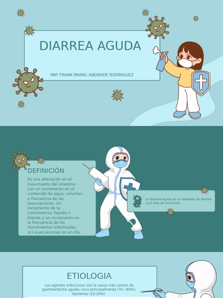 Diarrea Aguda: Causas y Tratamiento | PDF | Diarrea | Deshidración