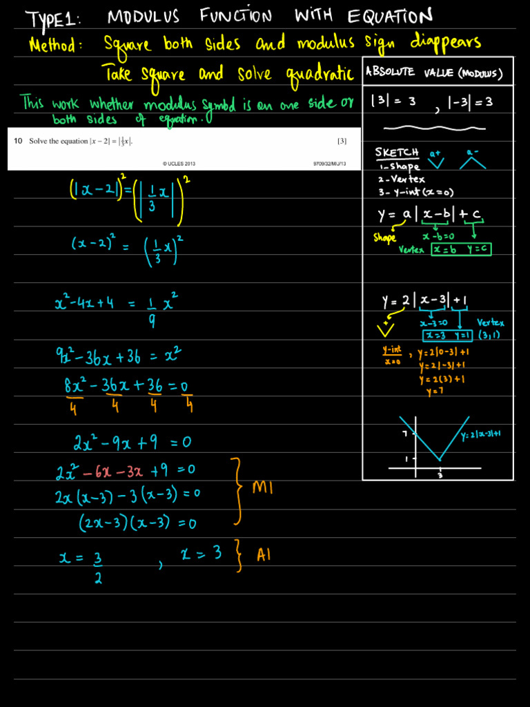 Inequalities With Modulus | PDF | Algebra | Mathematical Structures