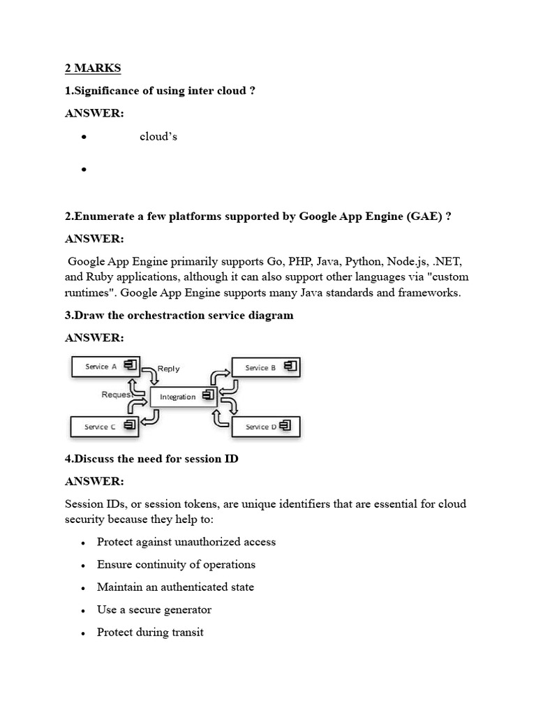 CCF ANSWERS | PDF | Cloud Computing | Ajax (Programming)