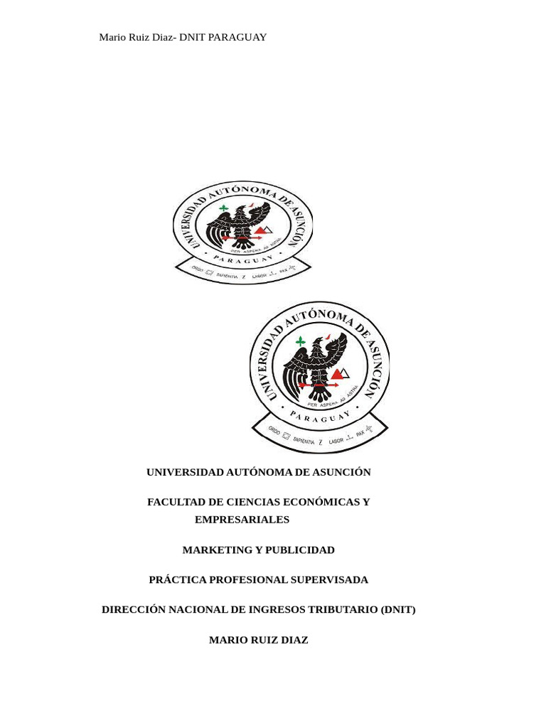 Análisis de DNIT Paraguay por Mario Ruiz Díaz | PDF | Impuestos | aduana