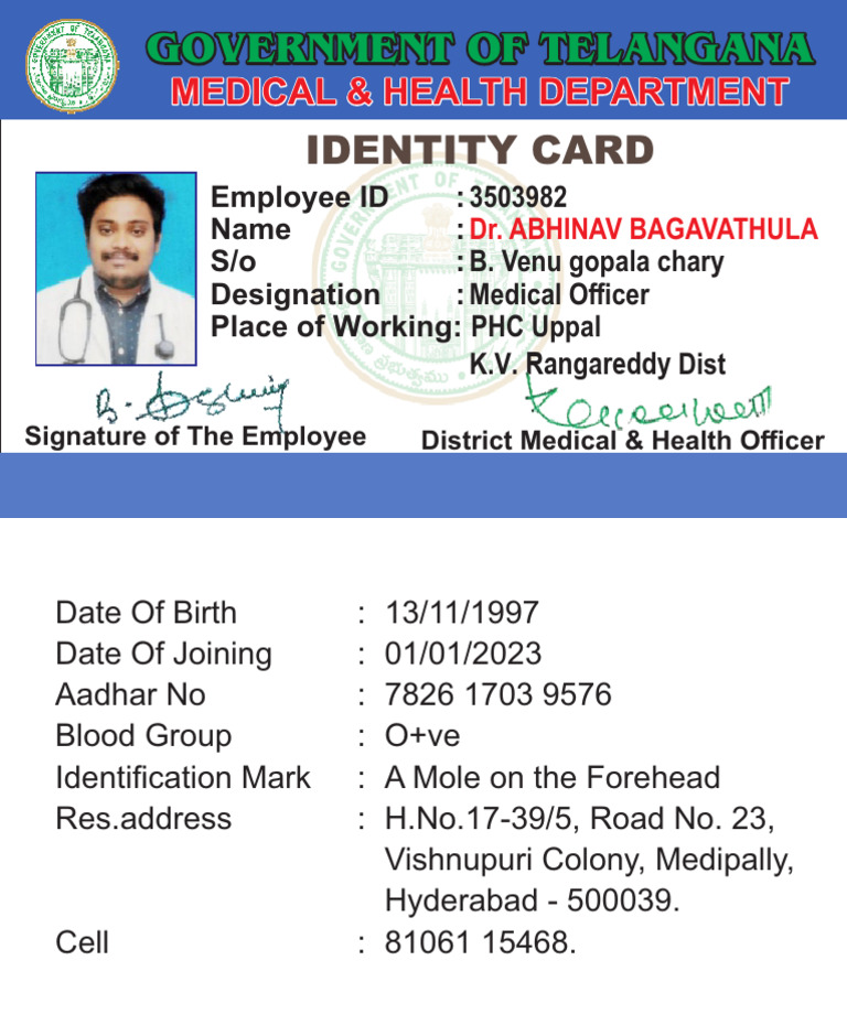 ID Cards Abhinav | PDF