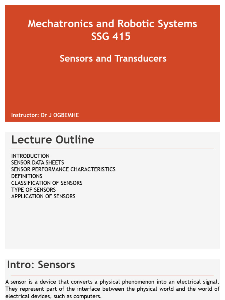 SSG 415 Sensors and Transducers | PDF | Biosensor | Humidity
