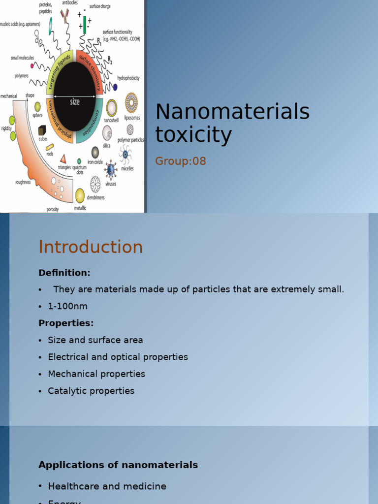 Nanomaterials Toxicity 080430 | PDF | Nanotoxicology | Nanomaterials