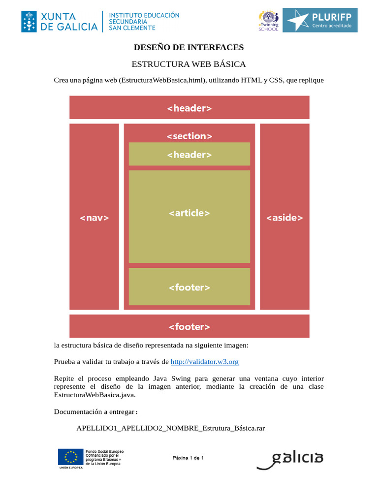 UD1 - Estrutura Web Básica | PDF