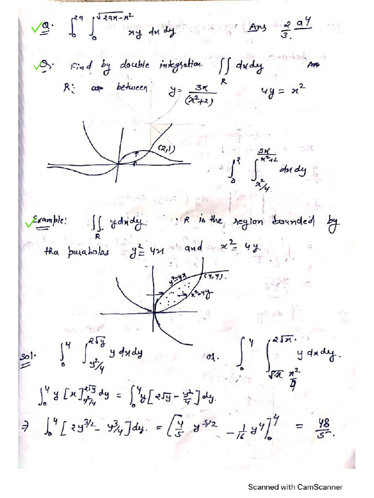Double Integration L2 | PDF