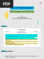 Minimum Reflux Ratio by Underwood Method | PDF | Distillation | Physical Sciences