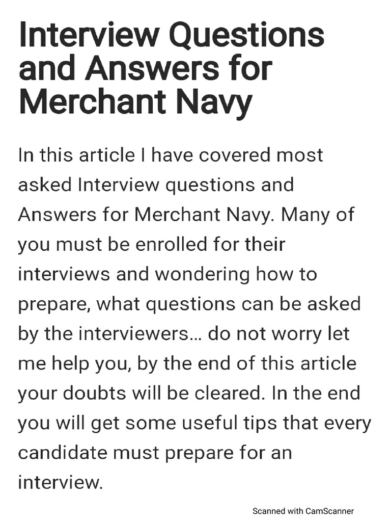 Interview Guide | PDF