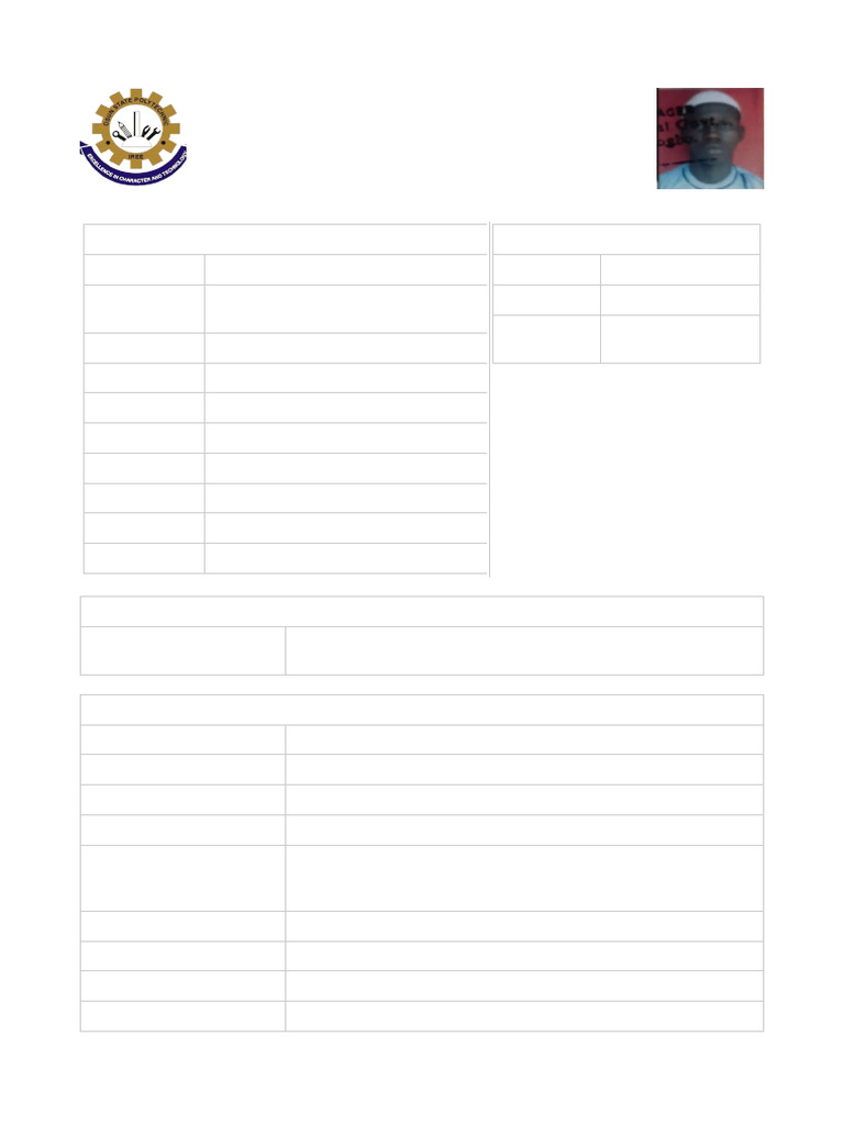 Ibrahim Yusuff Application | PDF