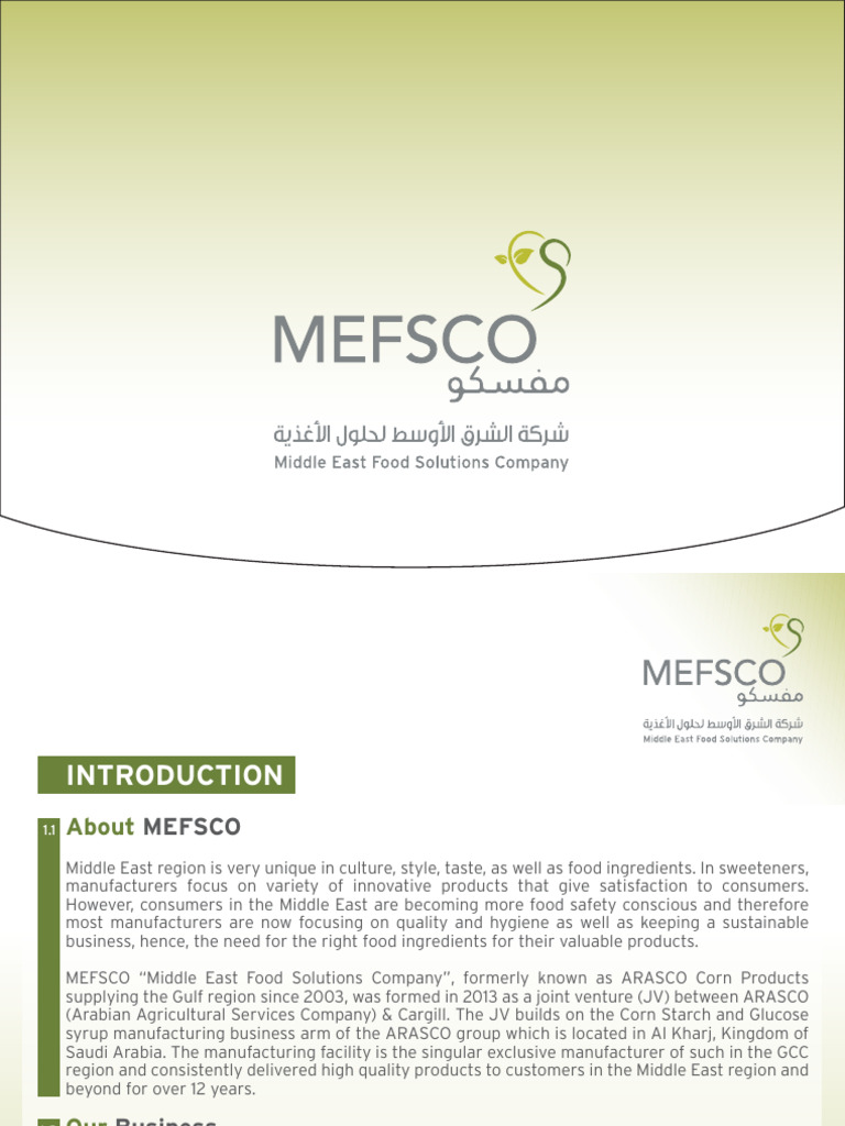 Mefsco-Brochure-4 | PDF | Fructose | Sugar