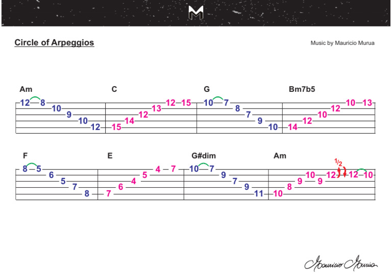 Circle of Arpeggios PDF | PDF