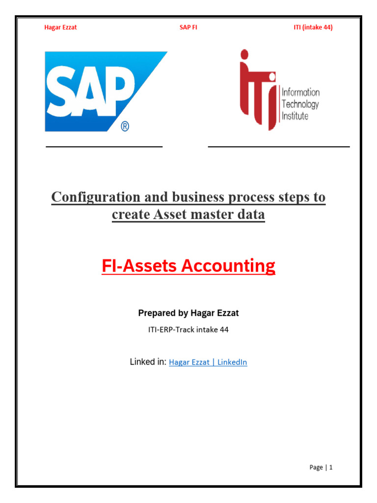 Asset Accounting Configuration | PDF | Depreciation | Accounting