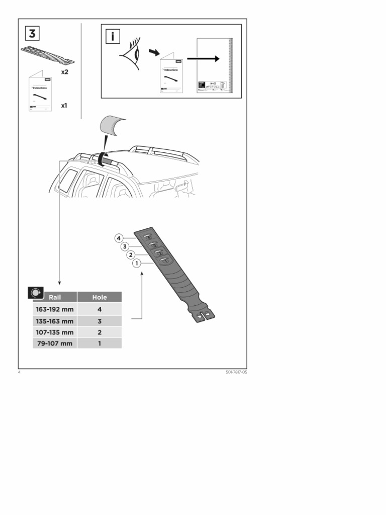 Thule Strap Meaurement Guide Page 2 | PDF