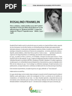 Actividad Lectura Rosalind Franklin 7-8-9 | PDF | Adn