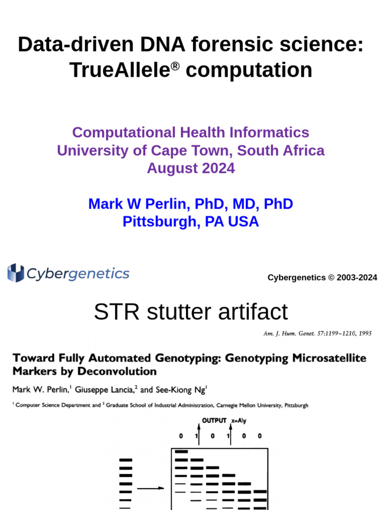 talk (1) | PDF | Dna Profiling