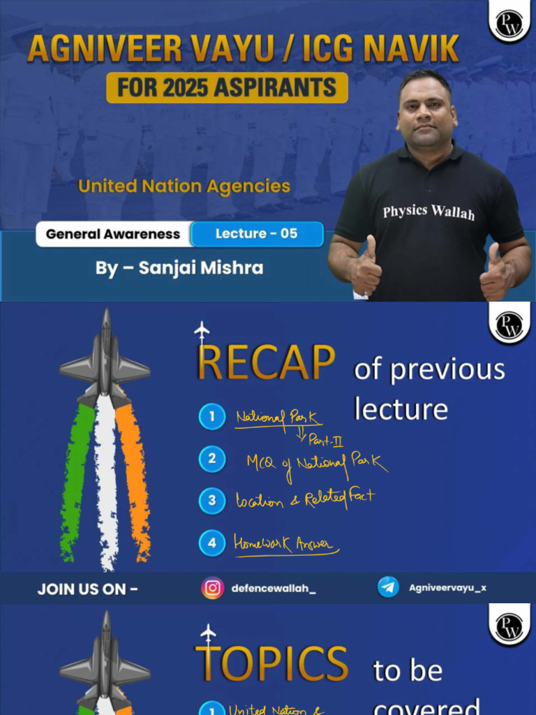 General Awareness 05 - Class Notes | PDF