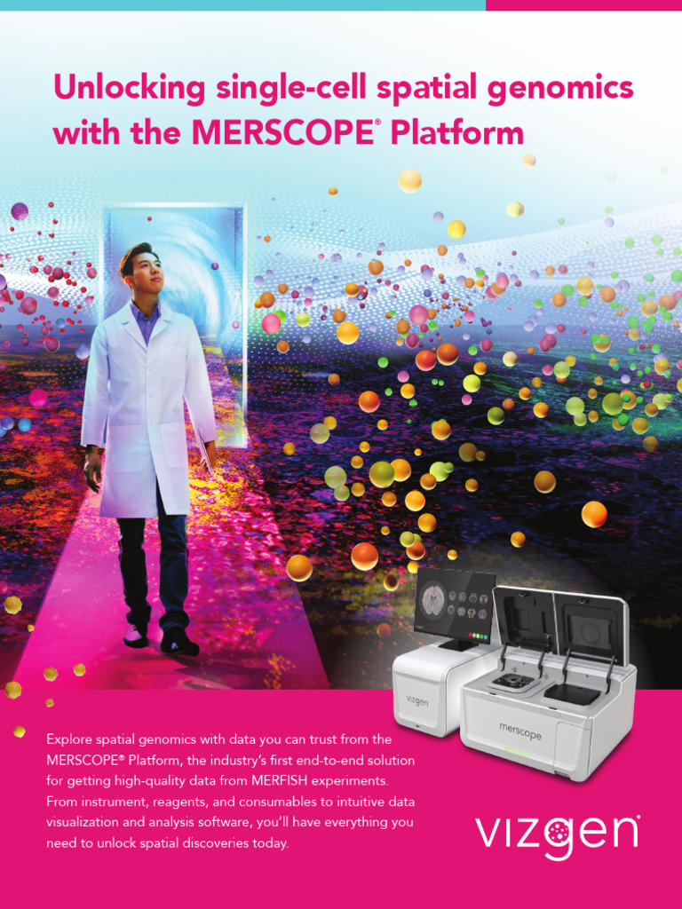 MERSCOPE Platform Product Brochure - Rev B | PDF | Fluorescence In Situ Hybridization | Genomics