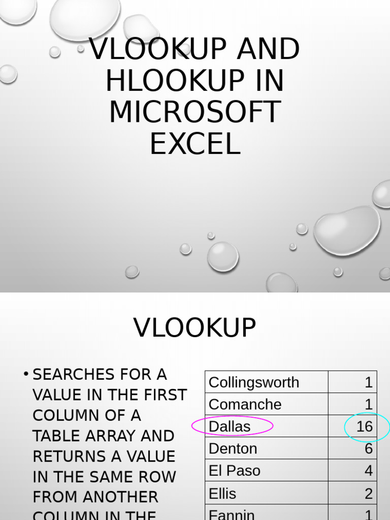 VLookup and HLookup in Microsoft Excel 2013 | PDF | Microsoft Excel | Computer Programming