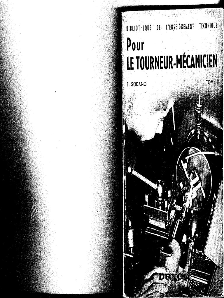 Pour le tourneur mecanicien | PDF