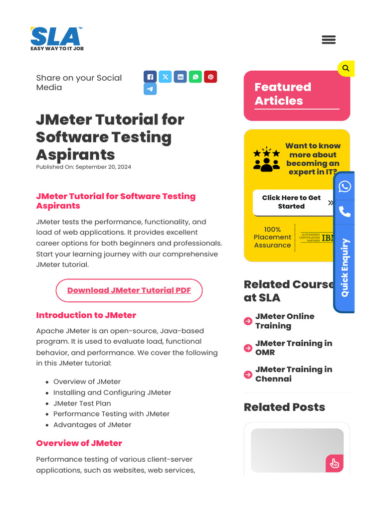 Jmeter Tutorial For Software Testing Aspirants Pdf Cookie World Wide Web