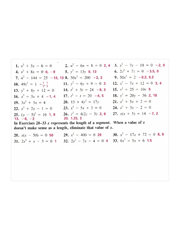 5.0 Algebra Review - Cumulative Rev | PDF