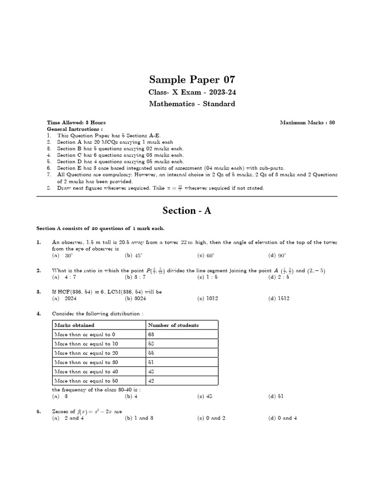 4. Full Course_qp | PDF | Circle | Sphere
