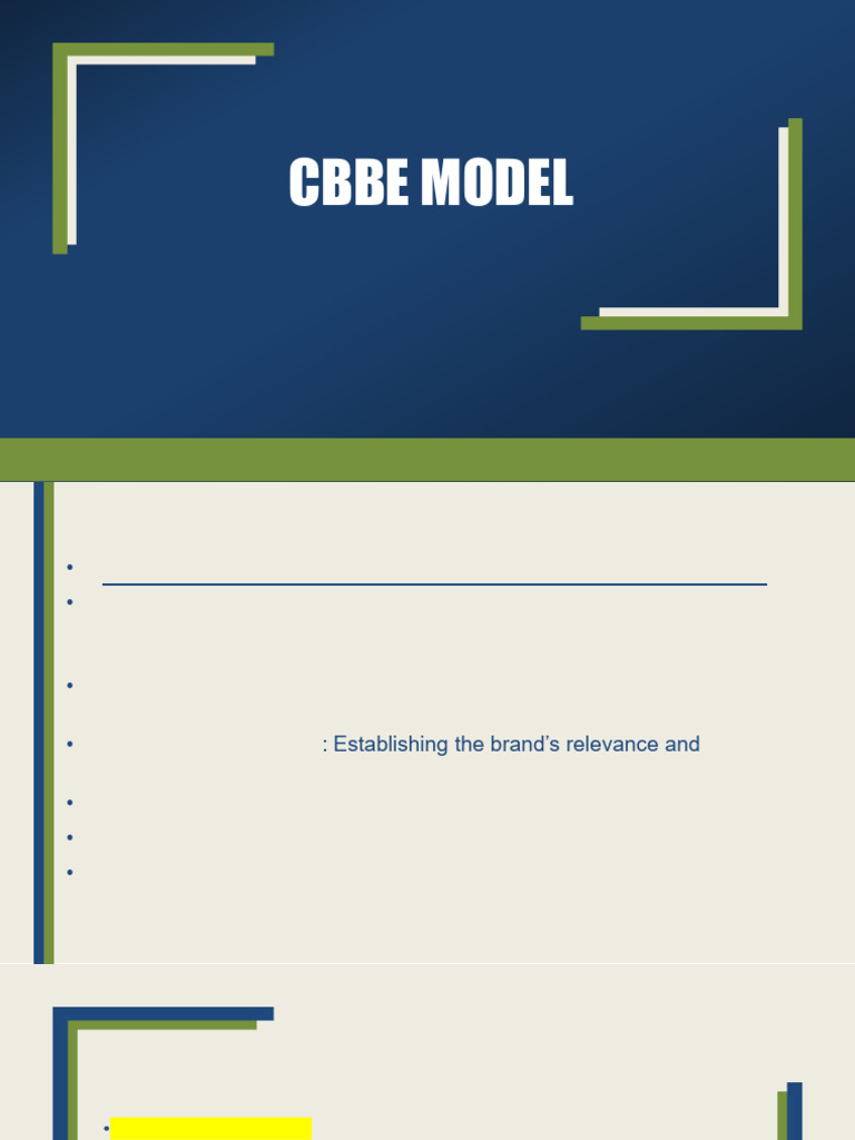 Understanding the CBBE Model for Brands | PDF | Brand | Equity (Finance)
