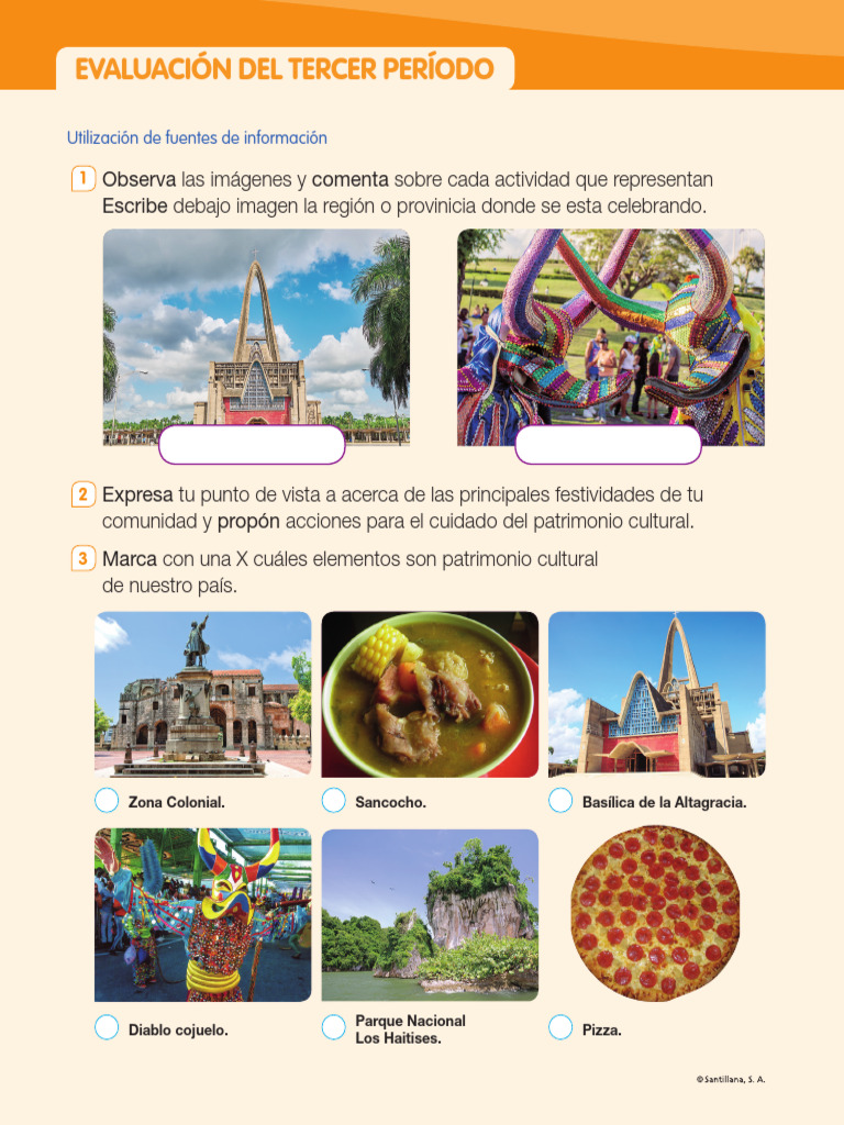 Sociales Santillana 3ero | PDF