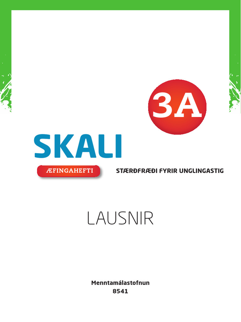 Skali3a Aef Lausn | PDF