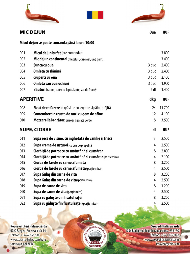 Menu Ro 2023 07 | PDF