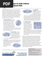 Back Exercises in 15 Minutes A Day - Mayo Clinic | PDF | Medicine ...