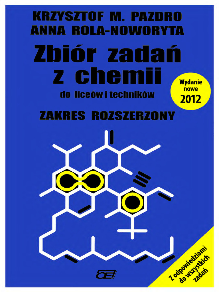 PAZDRO Zbiór Zadań Z Chemii Do Liceów I Techników 240115 180544 | PDF